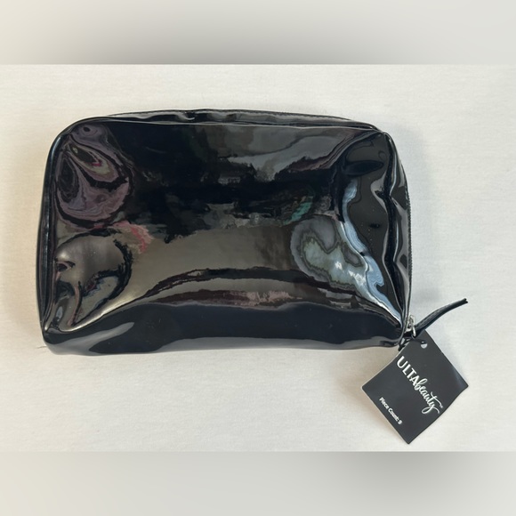Ulta Beauty | Bags | 5 For 5 Ulta Beauty Black Patent Leather Cosmetic ...